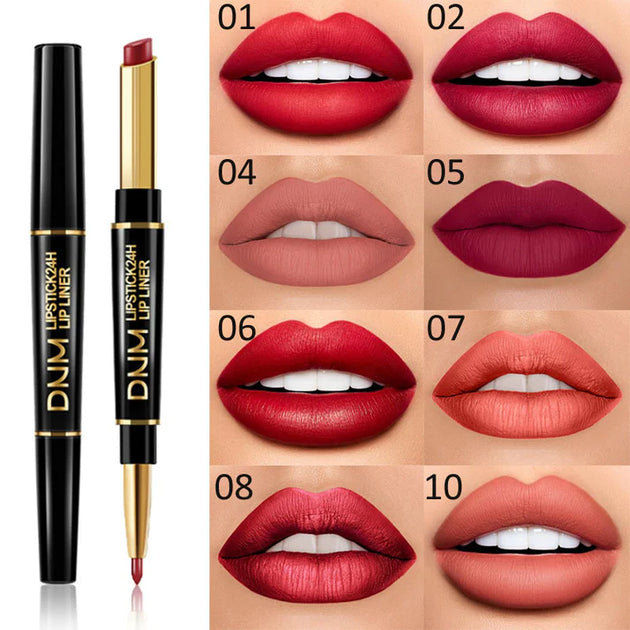 DNM Lip Liner and Lipstick pen 2 in 1 – Livished